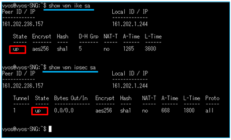 SoftLayerとVyOSでネットワークの基礎を勉強4-(IPsecVPN LAN間接続編) #ipsec - Qiita